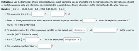 Instructions Use The Technology Of Your Choice Calculator Excel
