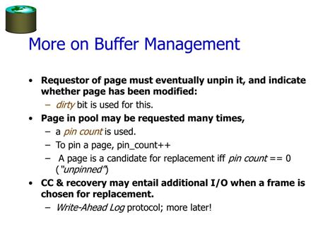 Ppt Database Buffer Management Overview Powerpoint Presentation Free