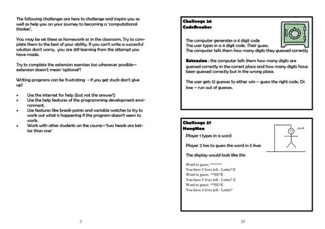 Solution Computer Science Gcse Visual Basic Book Of Programming