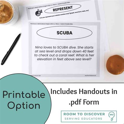 Adding And Subtracting Integers Activities Digital Word Problems