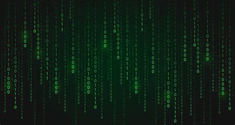 Premium Vector Matrix Style Binary Code Programming Code Falling