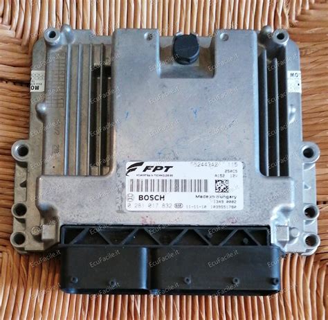 Ecu Fiat Ducato 2 8 Jtd Fpt 0281017832 55244342 Edc 17c49 3 52 Ecufacile