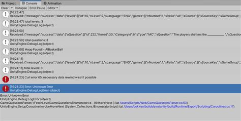 Curl Error 65 Neccessary Data Rewind Wasn T Possible Unity Engine