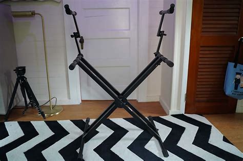 Proline Pl402 2 Tier Double X Braced Keyboard Stand Reverb