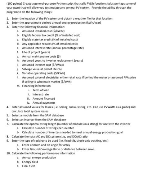 Solved 100 Points Create A General Purpose Python Script