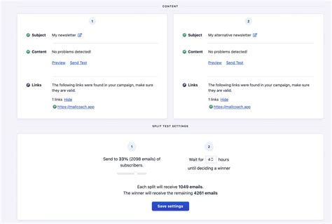 Mailcoach Releases Email Split Testing Mjml Support And Suppression