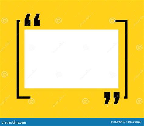Quote Box Frames Set Textbox Frame Design Template Stock Vector Illustration Of Paragraph