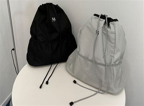 쓰리썬더백팩 스트링 복조리 메쉬 망사 가벼운 가방