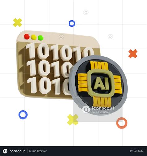 Ai Algorithm 3d Icon Science And Technology 3d Icons Iconscout