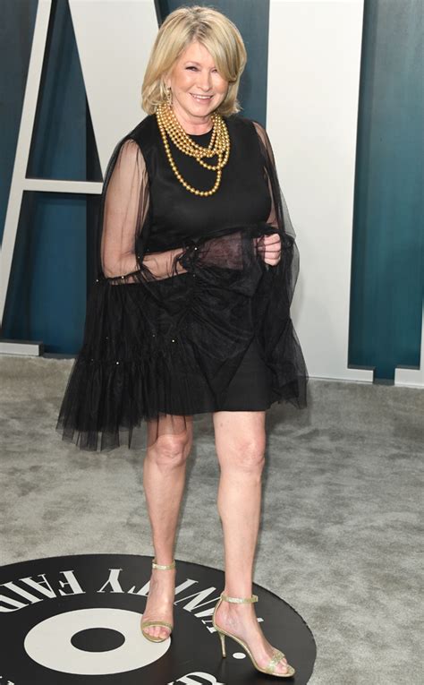Martha Stewarts Mini Dress At The Vanity Fair Oscars After Party Is