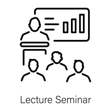 Trendy Lecture Seminar 36121002 Vector Art At Vecteezy