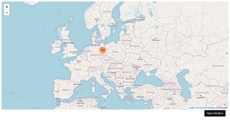Leafletmarkercluster Examples Codesandbox