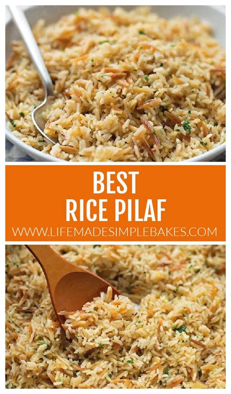 Best Rice Pilaf Recipe Video Lifemadesimplebakes