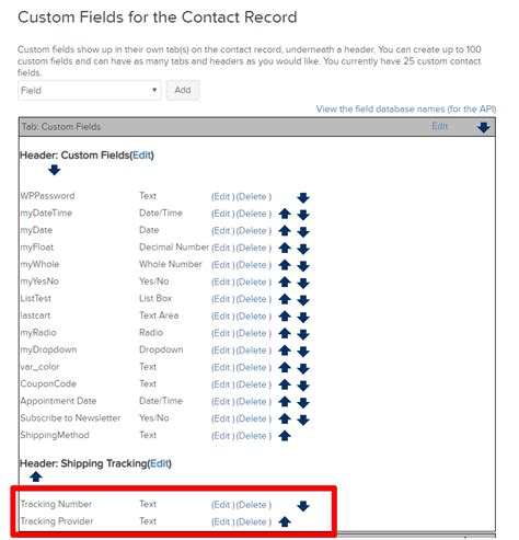 Using Woocommerce Shipment Tracking Merge Fields Infusedaddons Guides