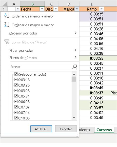 Filtrado De Datos En Excel Buscar Tutorial