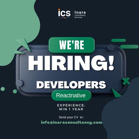 Inara Consultancy Services Llp On Linkedin Urgentrequirement Reactnativedeveloper Ahmedabad