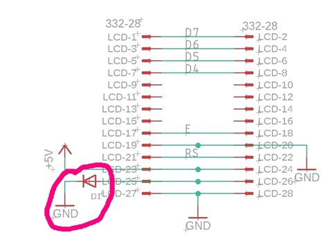 Diode At Lcd Contrast Pin General Electronics Arduino Forum