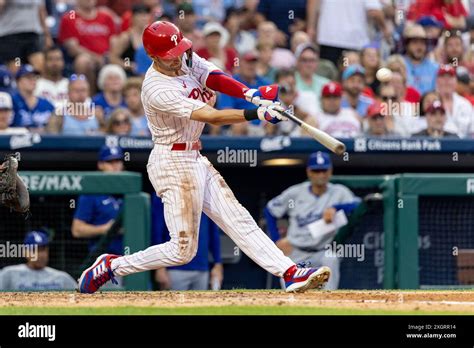 Philadelphia Phillies Trea Turner Hits A Grand Slam Home Run During The Fourth Inning Of An Mlb