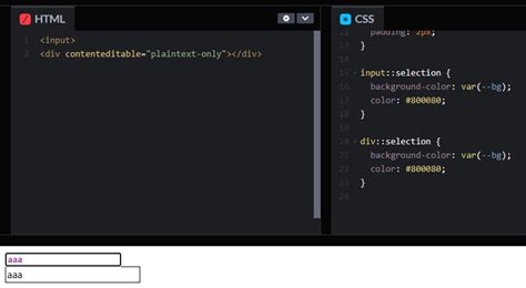 please fix or support the css variables in selection · issue 3370 · microsoftedge