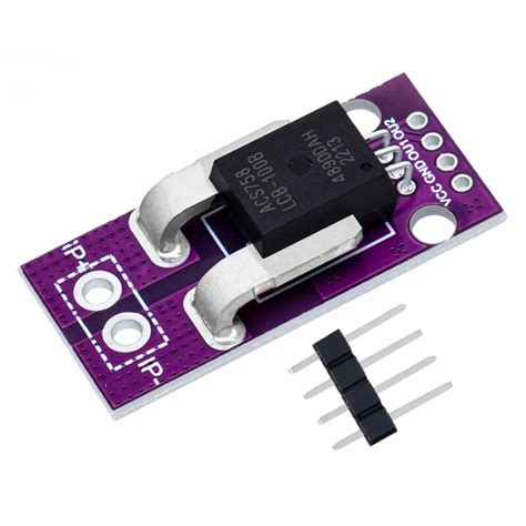 Acs758lcb 050b 100b 200b Pff T 50a 100a 200a Hall Current Sensor Module Linear Analog Ac Dc 3 3v