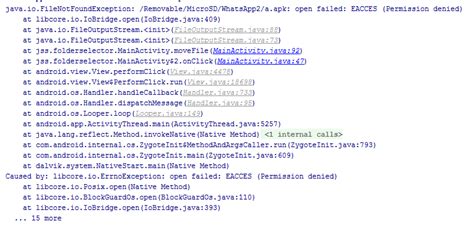 java folder path selected for copy data via ui still eacces