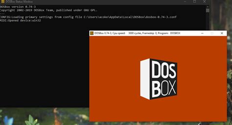 Dosbox Only Doing This Not Sure What To Do To Get It Past This Stage R Dosbox