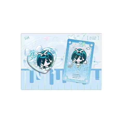 [25년 05월 발매] 에일리언 스테이지 회상 시리즈 하트 캔 뱃지 And 카드 세트 수아 에이스테 애니 공식 굿즈 도키도키굿즈