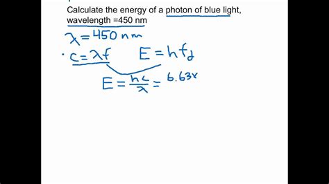 What Is The Equation Of Energy A Photon Tessshebaylo