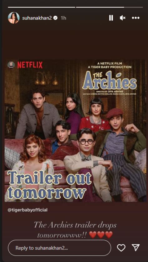 Suhana Khans The Archies Trailer To Be Out On This Date Hindi