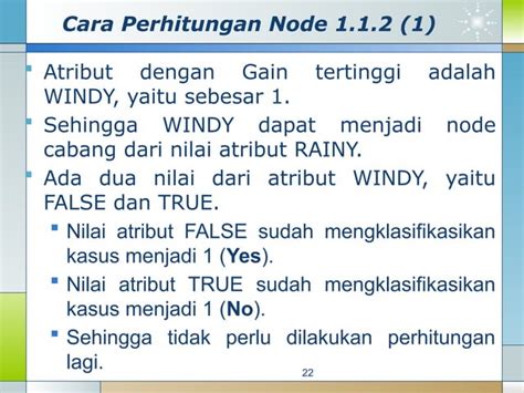 Decission Tree Data Mining Algoritma Klasifikasi Ppt
