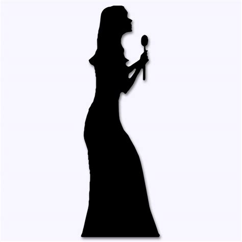 Free Female Singer Silhouette Download Free Female Singer Silhouette