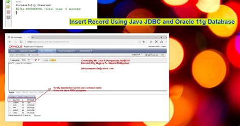 Free Programming Source Codes And Computer Programming Tutorials Insert Record In Java Jdbc And