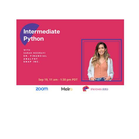 She Loves Data La Intermediate Python She Loves Data