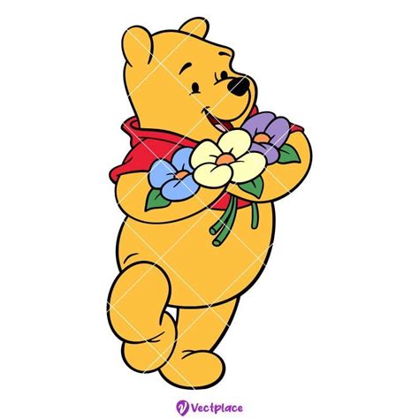 Winnie The Pooh Svg Pooh With Balloon Svg Cut File Cricut Png