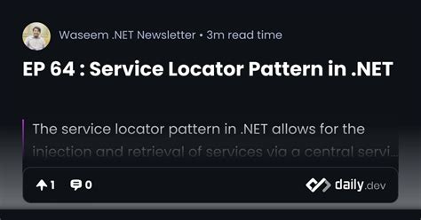 Ep 64 Service Locator Pattern In Net Rdotnetcore