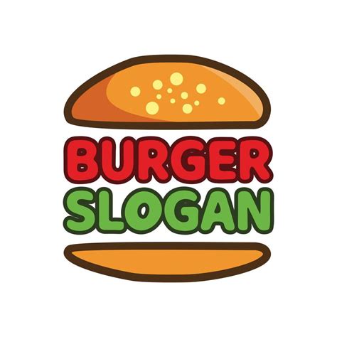 Creative And Unique Burger Logo Design 8616191 Vector Art At Vecteezy