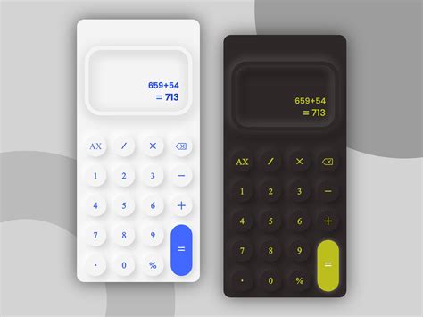Calculator Mobile App Design Behance