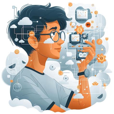 Cloud Computing Specialist Quantitative Analyst Design Premium Ai Generated Image