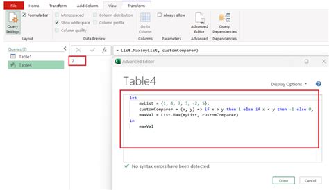 List Max Power Query User Guide With Examples Master Data Skills AI