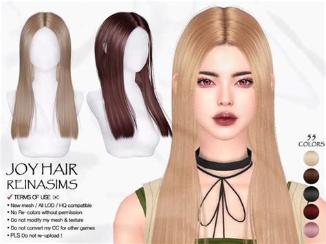 The Sims Resource Joy Hair