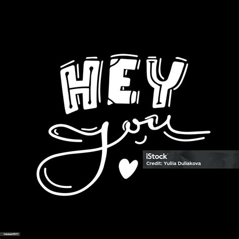 손으로 쓴 붓글씨 잉크 비문 검은 배경에 안녕하세요 배너 포스터 엽서 티셔츠 인사말 카드 초대장에 대한 손으로 글자를 씁니다 벡터 그림입니다 T 셔츠에 대한 스톡 벡터 아트