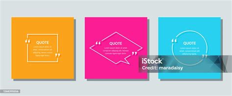 텍스트 상자를 인용합니다 템플릿 프레임 따옴표입니다 벡터 색상 그림입니다 괄호에 대한 스톡 벡터 아트 및 기타 이미지 괄호