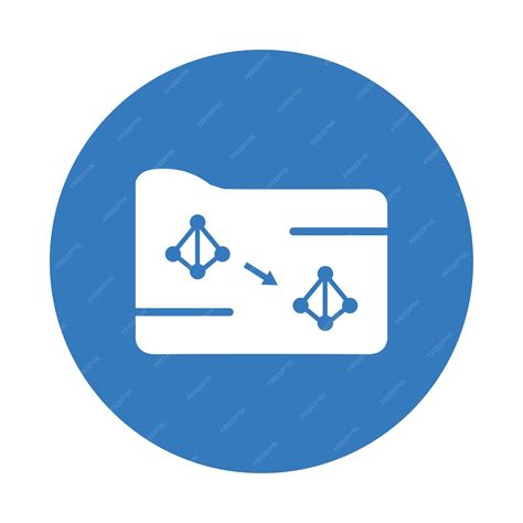 Premium Vector Active Active Directory Icon Blue Color Design
