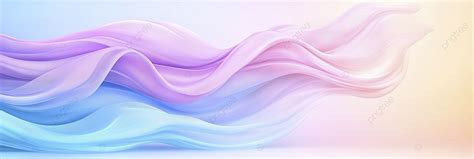 Abstract Pastel Wave Background Flowing Soft Colors Light Dreamy Wave Background Image And