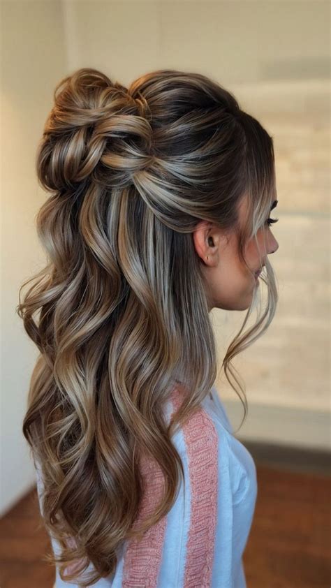 22 Quinceanera Hairstyle Ideas For Her Special Day Half Up Do Wedding Bridesmaid Homecoming