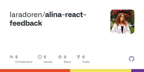 Github Laradorenalina React Feedback