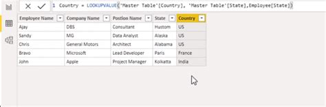 Lookupvalue Dax Function In Power Bi