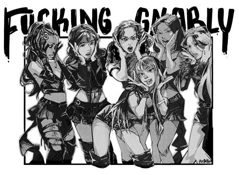 Yoonchae Megan Sophia Daniela Manon And 1 More Real Life And 1 More Drawn By Peebakoo