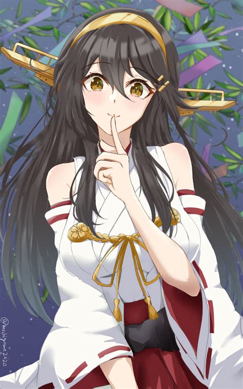 Haruna And Haruna Kai Ni Kantai Collection Drawn By Chamumi Mochiumee Danbooru