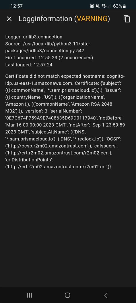Certificate Error Nabu Casa Home Assistant Community